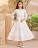 Buy Cream Dresses & Frocks for Girls by MUHURATAM Online | Ajio.com