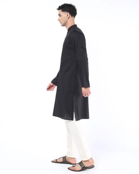Buy Black Kurtas for Men by SAMAV Online | Ajio.com