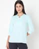 Buy Aqua Tops for Women by Not So Pink Online | Ajio.com