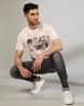 Buy Off-White & Peach Tshirts for Men by LEE COOPER Online | Ajio.com