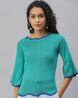 Buy Turquoise Blue Tops for Women by SHOWOFF Online | Ajio.com