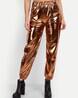 Buy Copper Trousers & Pants for Women by IKI CHIC Online | Ajio.com
