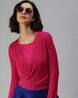 Buy Fuchsia Tops for Women by SHOWOFF Online | Ajio.com
