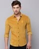 Buy Mustard Shirts for Men by SHOWOFF Online | Ajio.com