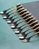 Buy H II H Pack of 12 Stainless Steel Spoon & Fork | Silver Color Home ...