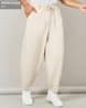 Buy Cream Track Pants for Men by Styli Online | Ajio.com
