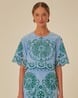 Buy Blue & Green Tops for Women by FARM RIO Online | Ajio.com