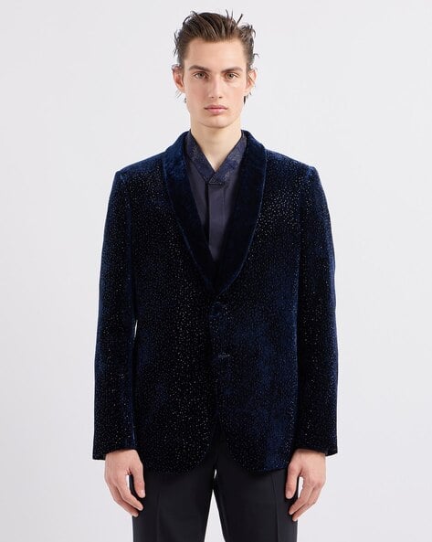 Giorgio armani velvet jacket store