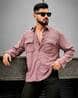 Buy Dusty Pink Shirts for Men by MANIAC Online | Ajio.com