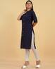 Buy Navy Kurtas for Women by PIKASHA Online | Ajio.com