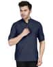 Buy Navy blue Kurtas for Men by ZOMBOM Online | Ajio.com