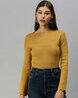 Buy Mustard Tops for Women by SHOWOFF Online | Ajio.com