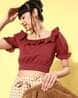 Buy Rust Tops for Women by Rare Online | Ajio.com