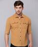 Buy Tan Shirts for Men by SHOWOFF Online | Ajio.com