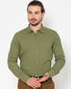 Buy Green Shirts for Men by Allen Cooper Online | Ajio.com