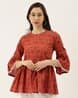 Buy Rust Tops for Women by Hritika Online | Ajio.com