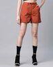 Buy Rust Shorts for Women by Popnetic Online | Ajio.com