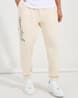 Buy Cream Track Pants for Men by Styli Online | Ajio.com