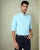 Buy Aqua Blue Shirts for Men by NETPLAY Online | Ajio.com