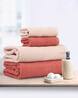 Buy Peach & Cream Towels & Bath Robes for Home & Kitchen by MYTRIDENT ...