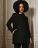 Buy Jet Black Jackets & Coats for Women by Fig Online | Ajio.com