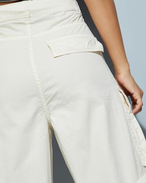 Buy Ecru Trousers & Pants for Women by MAX Online | Ajio.com