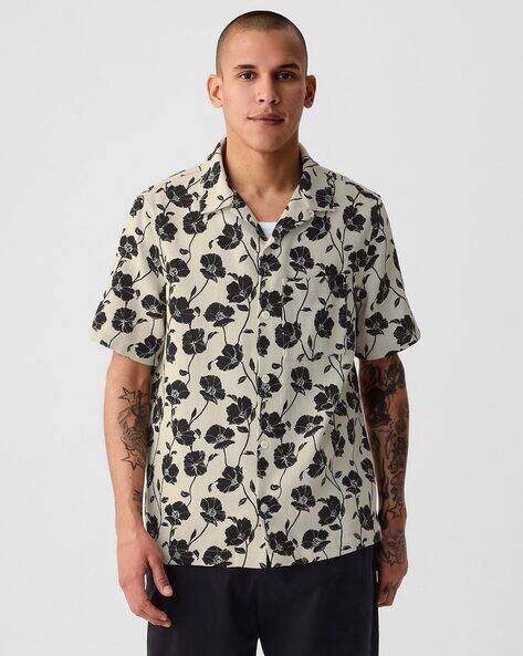 Buy Beige Black Shirts for Men by GAP Online Ajio