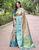 Buy Blue Sarees for Women by GRIVA DESIGNER Online | Ajio.com