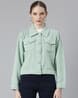 Buy Sea green Jackets & Coats for Women by SHOWOFF Online | Ajio.com