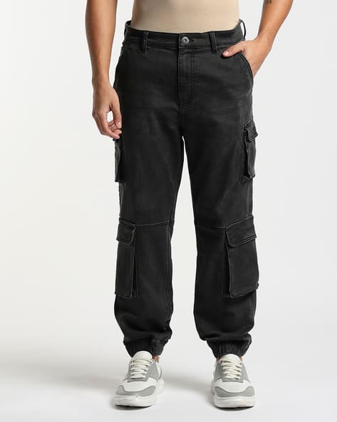 Buy Black Jeans for Men by Altheory by AZORTE Online | Ajio.com