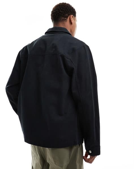 Buy Black Jackets & Coats for Men by ASOS DESIGN Online | Ajio.com