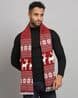Buy Red Scarves for Men by Handicraft-palace Online | Ajio.com