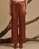 Buy Rust Trousers & Pants for Women by Kazo Online | Ajio.com