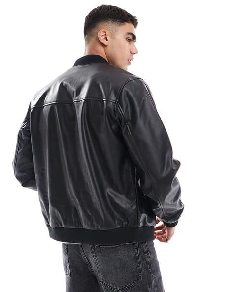 Buy Black Jackets & Coats for Men by ASOS DESIGN Online | Ajio.com
