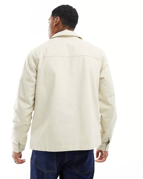 Buy Beige Jackets & Coats for Men by ASOS DESIGN Online | Ajio.com