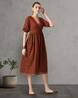 Buy Rust Dresses for Women by Indie Picks Online | Ajio.com
