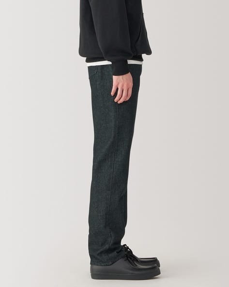 Buy Black Jeans for Men by MUJI Online | Ajio.com