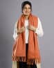 Buy Rust Stoles & Scarves for Women by Handicraft-palace Online | Ajio.com