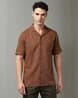 Buy Brown Shirts for Men by NETPLAY Online | Ajio.com