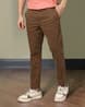 Buy Khaki Brown Trousers & Pants for Men by NETPLAY Online | Ajio.com