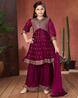 Buy Purple Ethnic Wear Sets for Girls by MUHURATAM Online | Ajio.com