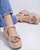 Buy Peach Sandals for Girls by Shoetopia Online | Ajio.com