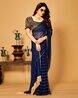 Buy Navy Sarees for Women by Tikli Online | Ajio.com