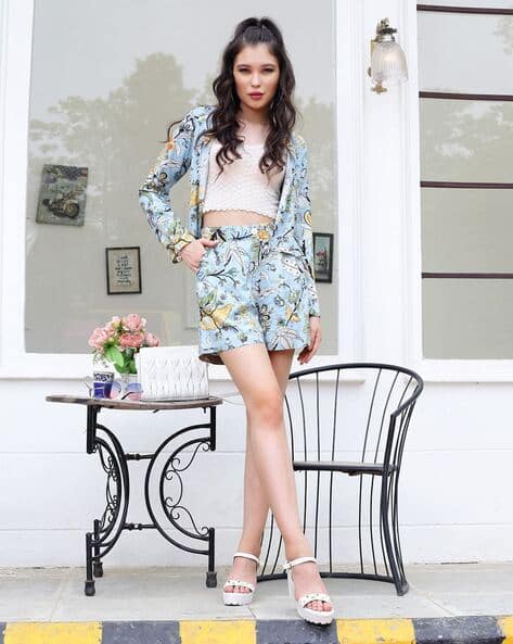 Buy Aqua Co ord Sets for Women by Sera Online Ajio