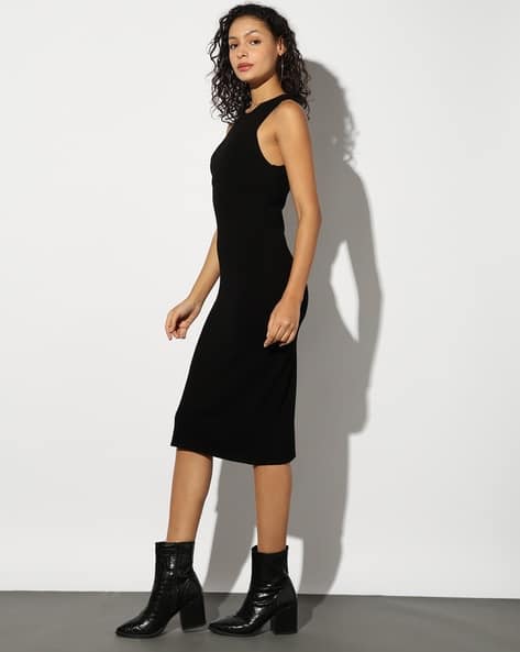 Buy Black Dresses for Women by Outryt by AZORTE Online | Ajio.com