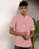 Buy Peach Shirts for Men by WUXI Online | Ajio.com