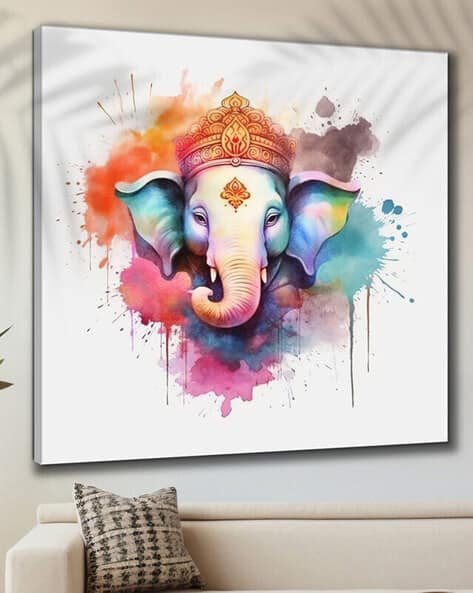 Lord Ganesha Painting The Best Large Ganesha Painting On Canvas