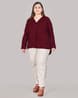 Buy Maroon Tops for Women by Curvy Lane Online | Ajio.com