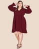 Buy Maroon Dresses for Women by Curvy Lane Online | Ajio.com