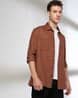 Buy Brown Shirts for Men by NETPLAY Online | Ajio.com